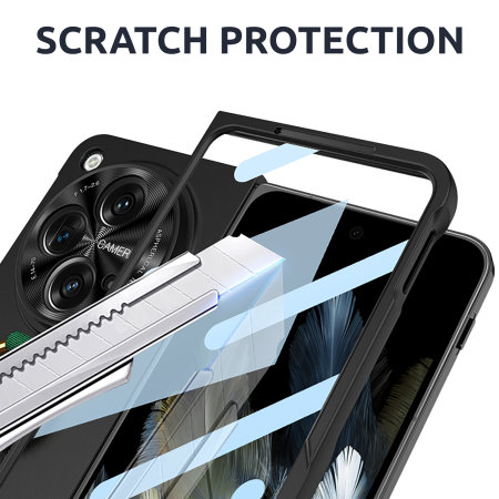 Olixar Black Strap Case with Built-in Screen Protector - For OnePlus Open