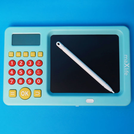 Maxlife Blue Digital Writing Tablet with Calculator For Kids