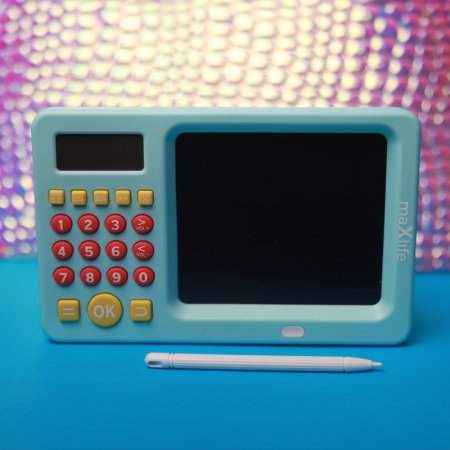 Maxlife Blue Digital Writing Tablet with Calculator For Kids