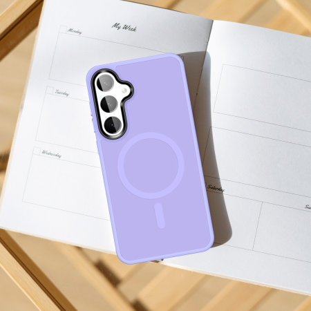 Olixar Purple Frosted MagSafe Case - For Samsung Galaxy S24