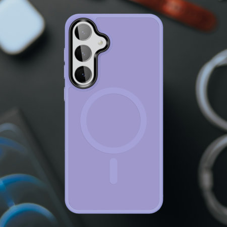 Olixar Purple Frosted MagSafe Case - For Samsung Galaxy S24