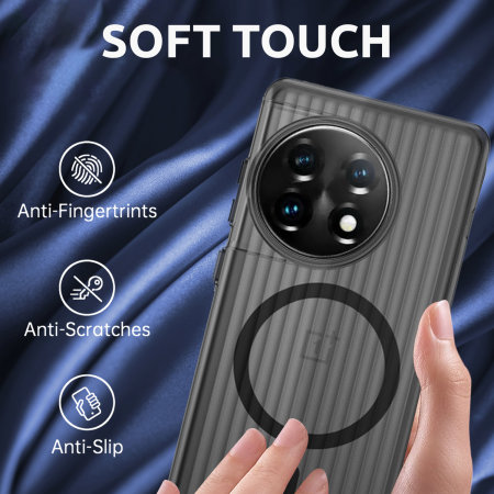 Olixar Black Frosted MagSafe Case - For OnePlus 12