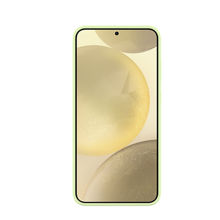 Official Samsung Lime Silicone Case - For Samsung Galaxy S24