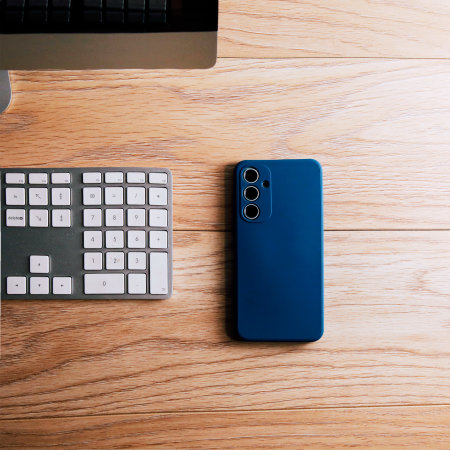 Olixar Navy Silicone Case - For Samsung Galaxy A55 5G