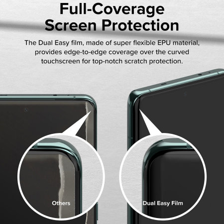 Ringke 2 Pack Dual Easy Film Screen Protectors with Installation Jig ...