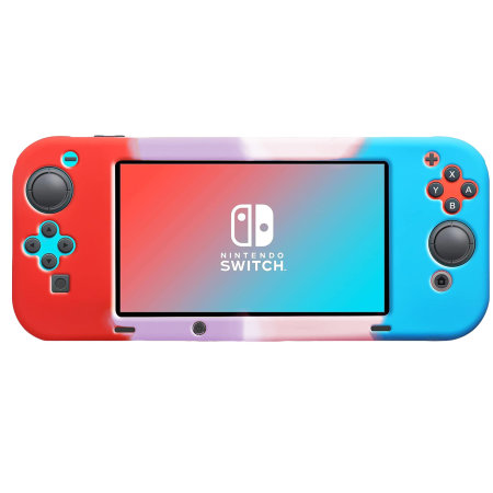 Olixar Kids Multicoloured Silicone Fidget Popper Case - For Nintendo Switch