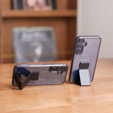 Araree Duple S Clear Black Case with Kickstand & Grip - For Samsung Galaxy A55 5G