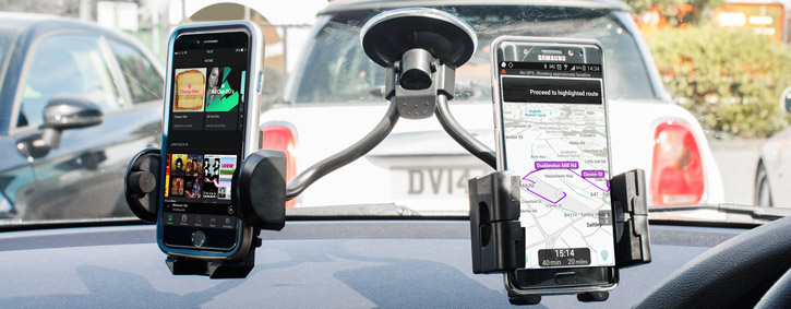 Olixar Adjustable Dual Windscreen In Car Holder