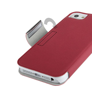 iPhone 5S / 5 Flip Window Case - Red