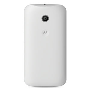 Official Motorola Moto E Shell Replacement Back Cover - Chalk