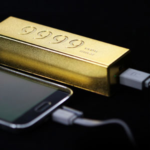 REMAX Gold Bar Power Bank - 6666mAh