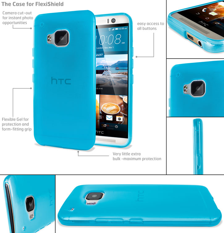 FlexiShield HTC One M9 Case - Blue