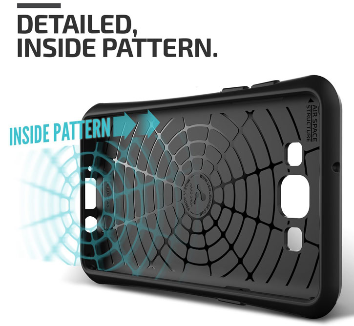 Verus Hard Drop Samsung Galaxy A7 2015 Case - Charcoal Black