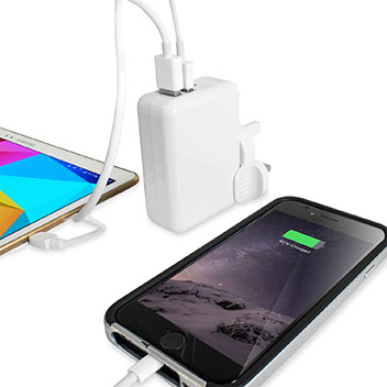 Universal 2.1A Dual USB Mains Charger