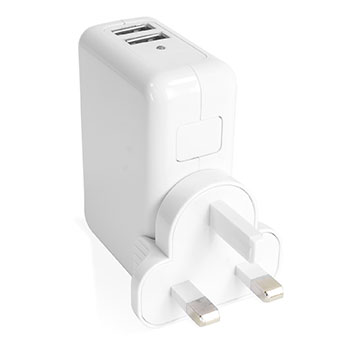 Universal 2.1A Dual USB Mains Charger