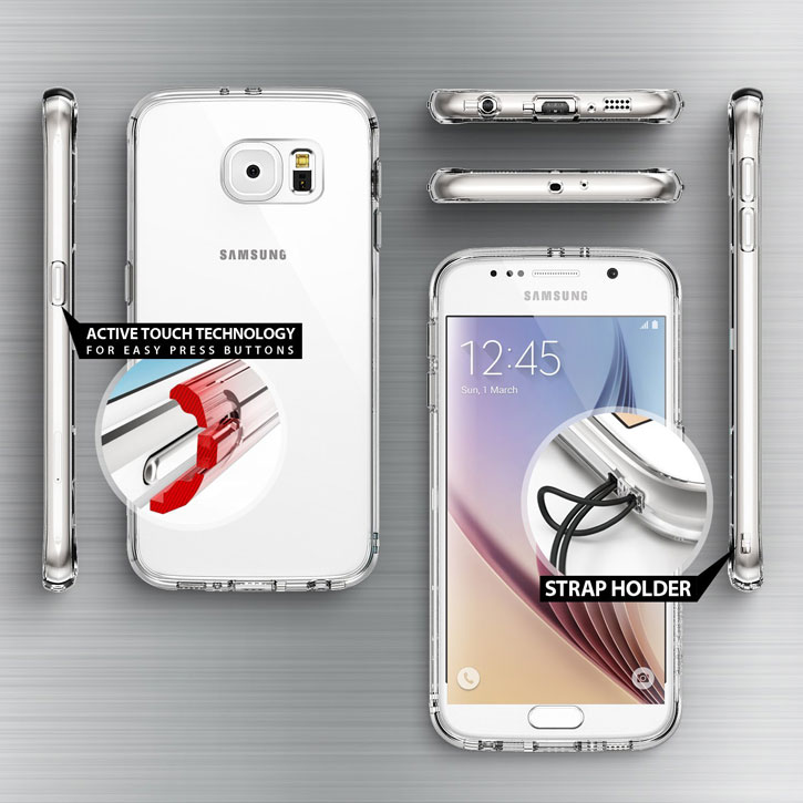 Rearth Ringke Fusion Samsung Galaxy S6 Case - Crystal Clear