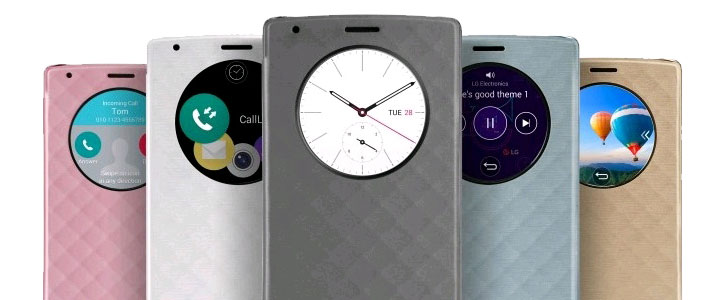 LG G4 QuickCircle Qi Replacement Back Cover Case - White