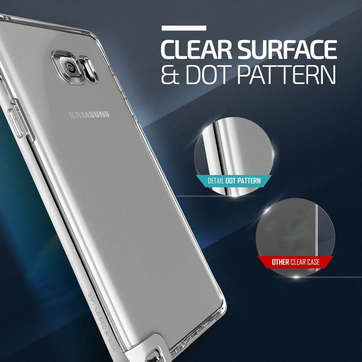 Verus Crystal Bumper Series Samsung Galaxy Note 5 Case - Silver