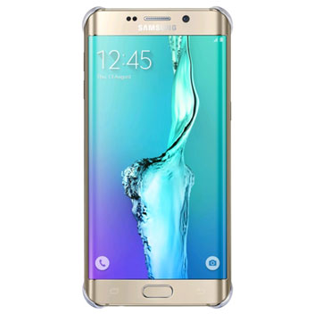 Official Samsung Galaxy S6 Edge Plus Glossy Cover Case - Gold