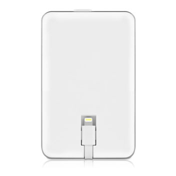 Macally 3000mAh Power Bank with Lightning and Micro USB Cables