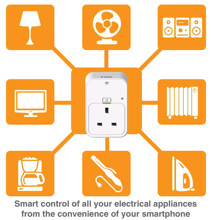 D-Link App Controlled Smart Plug for iOS and Android Devices