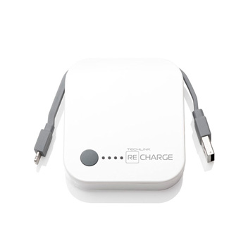 TECHLINK ReCharge 4000mAh Lightning Power Bank - White