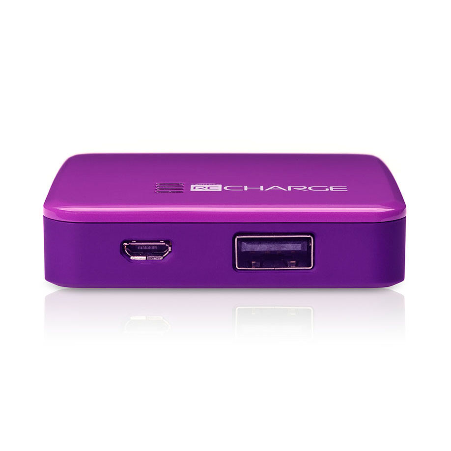 TECHLINK Recharge 2500mAh Power Bank - Purple