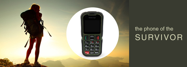 SIM Free Fonerange Rugged SOS Tough Unlocked Mobile Phone