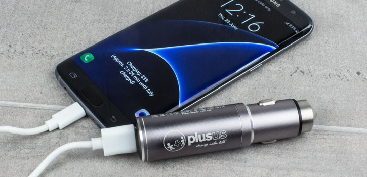 Plusus Life2Go Universal Car Charger & 1,000mAh Power Bank