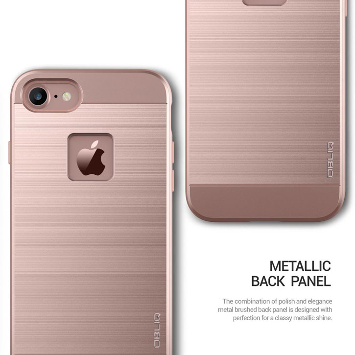 Obliq Slim Meta iPhone 7 Case - Rose Gold