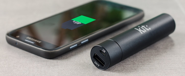 Kit 2000mAh Universal Portable Power Bank Emergency Battery - Black