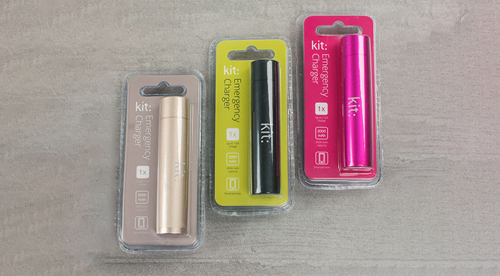 Kit: Premium Universal Power Bank 2,000mAh - Three Pack