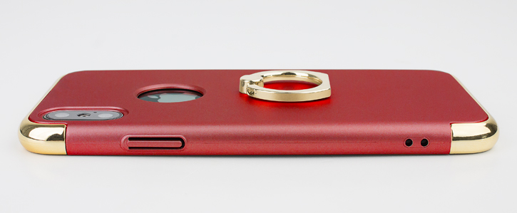 Olixar XRing iPhone X Finger Loop Case - Red