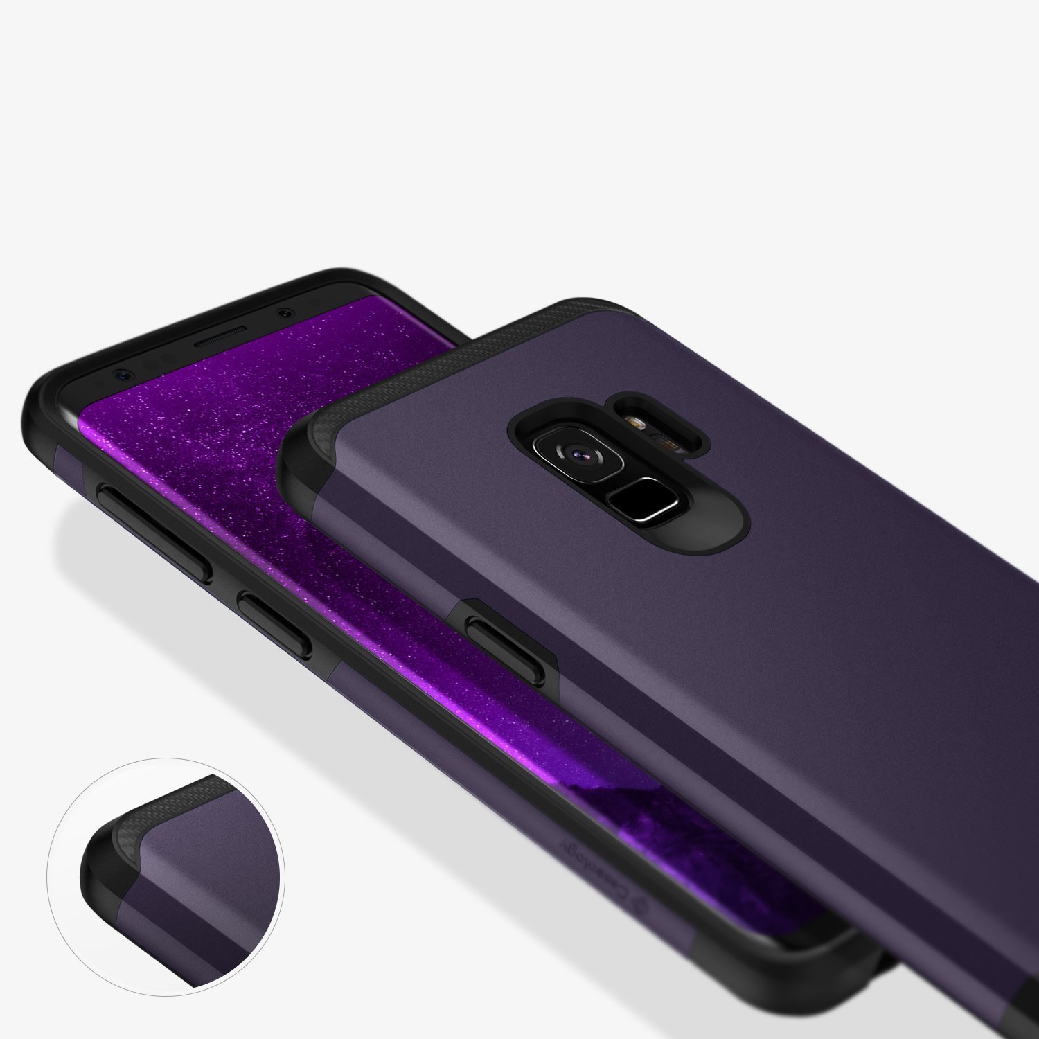 Caseology Legion Series Samsung Galaxy S9 Tough Case - Violet