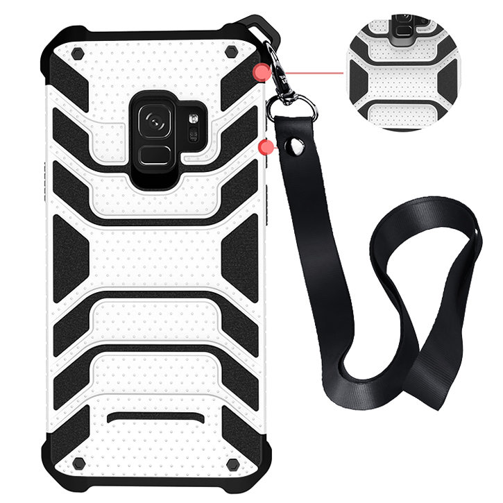 Olixar Laminar Samsung Galaxy S9 Lanyard Case - Silver