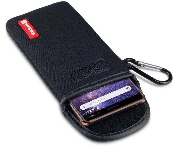 Shocksock Nokia 7 Plus Neoprene Carry Case - Black