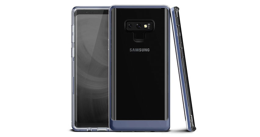 VRS Design Crystal Bumper Samsung Galaxy Note 9 Case - Purple
