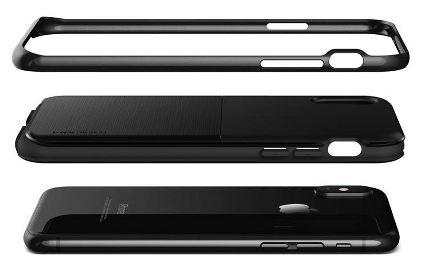 VRS Design High Pro Shield iPhone XS Case - Metallic Black