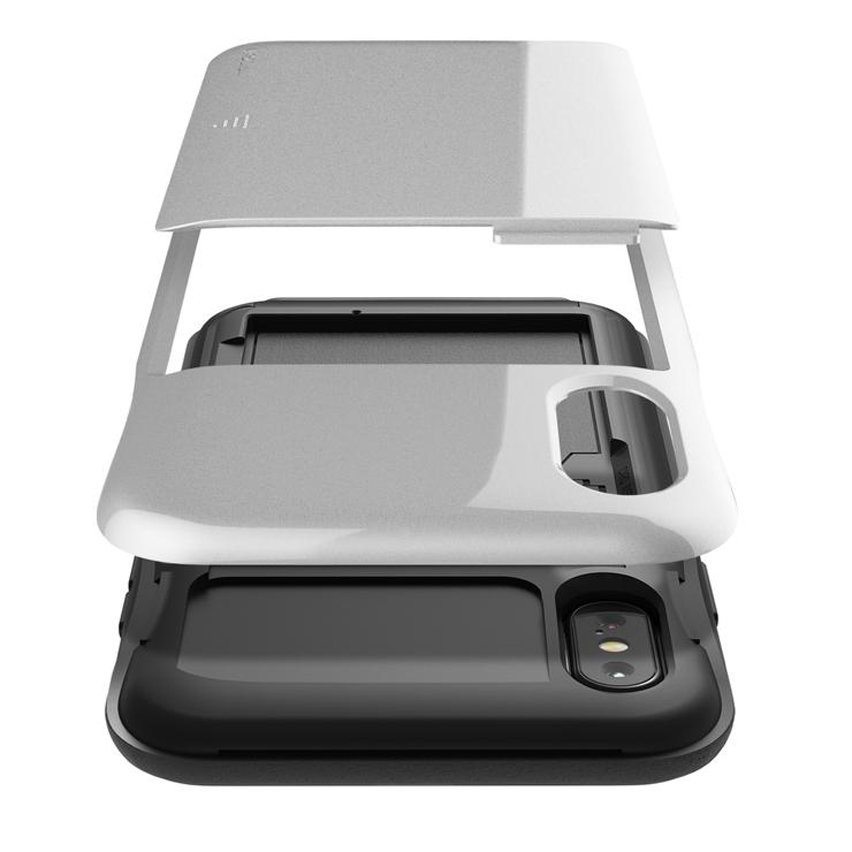 VRS Design Damda Glide iPhone XS Case - Silver
