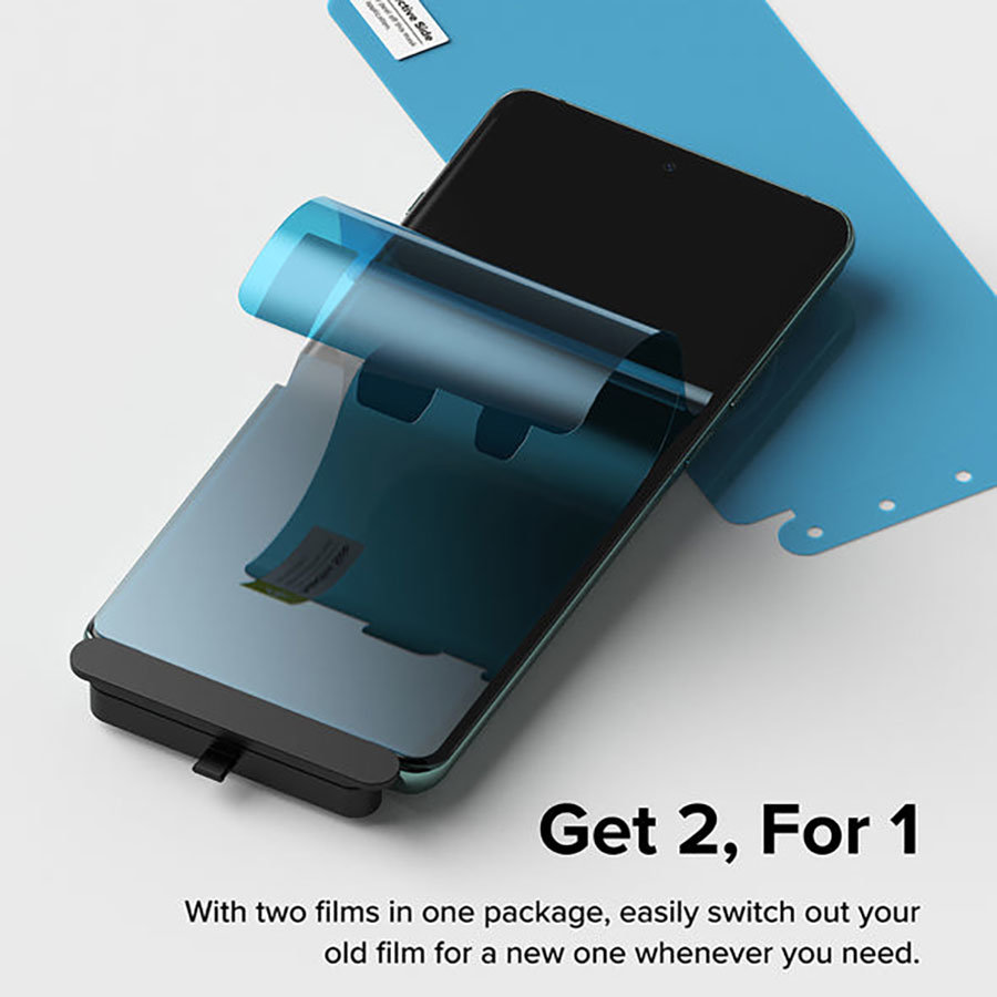 Ringke 2 Pack Dual Easy Film Screen Protectors with Installation Jig ...